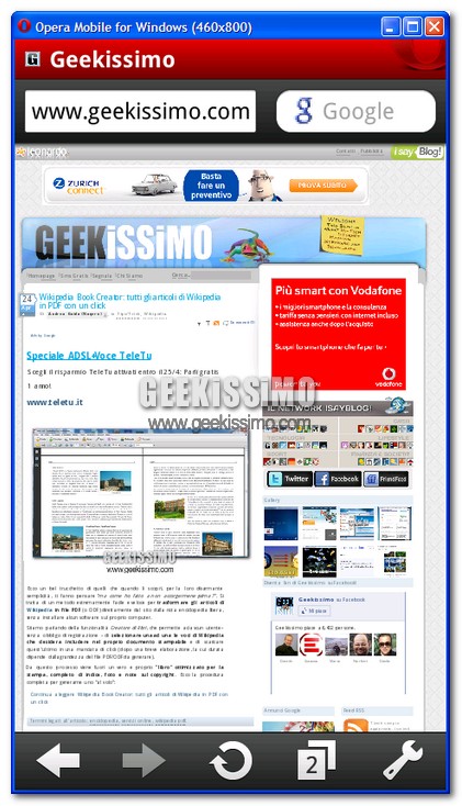 opera mobile emulator – Geekissimo
