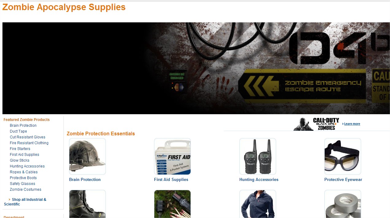 Amazon.com Zombie Protection – Geekissimo